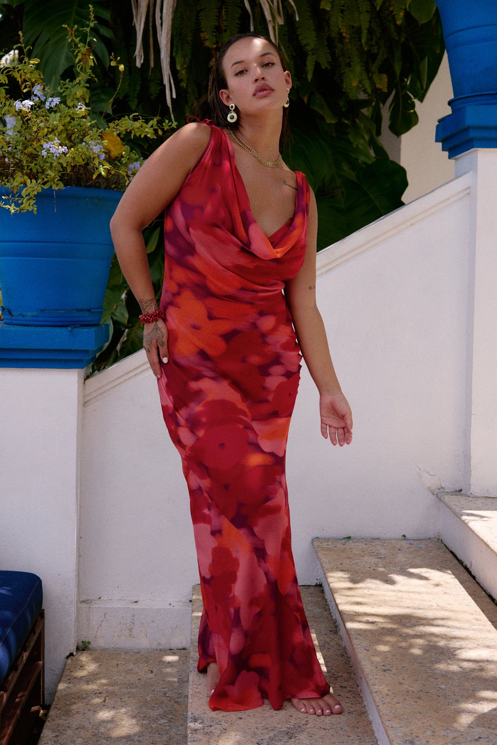 Buy The Andressa Dress in Floresta Online - Bydee